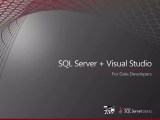 Microsoft Sql Server Sql Server Visual Studio Presentation Pptx