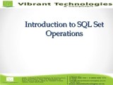 Sql Introduction To Sql Set Operations Ppt Databases Computer