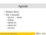 Sql Tutorial Basic Commands Ppt