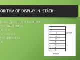 Stack Operation Algorithms With Example Pptx