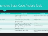 Static Code Analysis Ppt