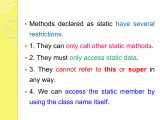 Static Members Java Pptx