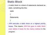 Static Members Java Pptx
