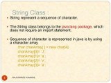 Java String Class Ppsx