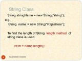 Java String Class Ppsx