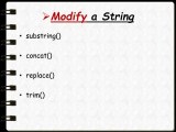 String Handling In Java Pptx