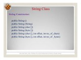 String Handling String Class Ppt