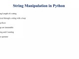 String Manipulation In Python Pptx