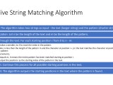 String Matching Algorithm String Matching Algorithm String Matching