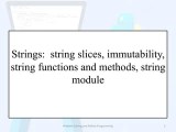 Strings In Python Pdf