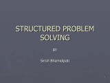 Structured Problem Solving Ppt