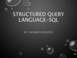 Structured Query Language Sql Pptx