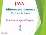 Structure Of Java Program Diff C Cpp And Java Pptx