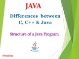 Structure Of Java Program Diff C Cpp And Java Ppt