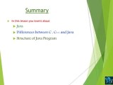 Structure Of Java Program Diff C Cpp And Java Pptx