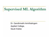 Supervised Machine Learning Algorithm Pptx