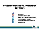 System Software Vs Application Software Pptx