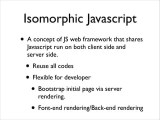 Introduction To Nodejs And Isomorphic Javascript Ppt