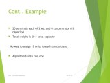 Terminal Assignment Algorithm Ppt