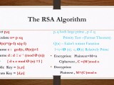 The Rsa Algorithm Ppt