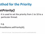 Thread Priority In Java Pptx