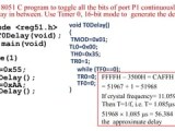 Timer Programming For 8051 Using Embedded C Pptx