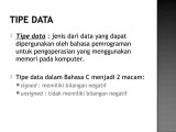 Tipe Data Dan Array Ppt