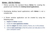 Tkinter Gui Programming In Python Pdf