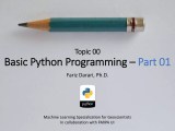 Basic Python Programming Part 01 And Part 02 Pptx