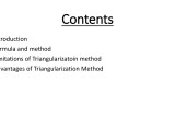 Triangularization Method Pptx