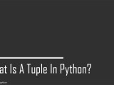 What Is Tuple In Python Python Tuple Tutorial Edureka Pdf