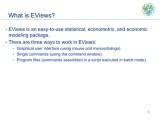 Tutorial1 Eviews Basics Pptx