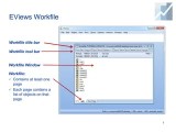 Tutorial1 Eviews Basics Pptx