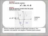 Tutorials Solving Quadratics Graphically Ppt