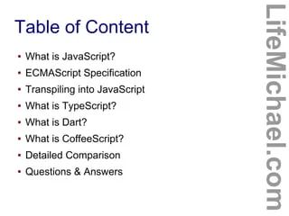 Haim Michael Typescript Dart Coffeescript And Javascript Comparison - Desktop Nature Photos for Desktop