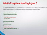 Java Exceptions And Exception Handling Pptx