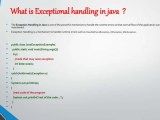 Java Exceptions And Exception Handling Pptx Programming Languages