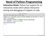 Python Programming Language Introduction Unit Ppt