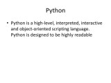 Python Programming Language Introduction Unit Ppt