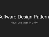 Unity Software Design Patterns Pptx