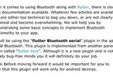 Using Bluetooth Functionality With Flutter Pptx