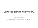 Using Line Profiler With Python3 Pptx