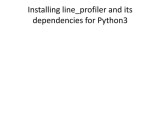 Using Line Profiler With Python3 Pptx