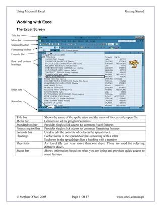 Using Microsoft Excel1 Getting Started Pdf Operating Systems Computer Software And - Colorful Patterns - Artistic Desktop Collection