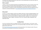 Using Pandas Library For Data Analysis In Python Pdf