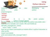 Using Python Libraries Pptx Easy Ppt To Study Class 12 Pptx