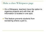 Using Wikispaces In The Classroom Ppt