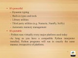 Python Presentation Ppt