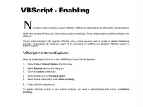 Vbscript Tutorial Pdf
