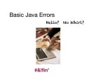 Very Basic Java Errors Pdf